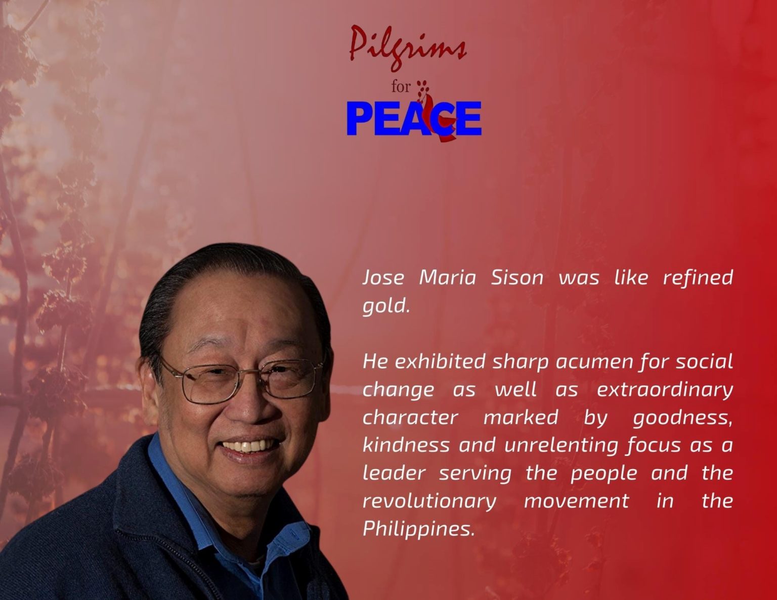 Jose Maria Sison: Icon of the People’s Struggle | Philippine Peace Center